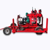 China Wheeled Portable Drilling Rig For Highway And Railway Geological Exploration for sale