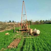 China Portable Wheel Mounted Spt Soil Investigation Geotechnical Exploration Core Drilling Rig for sale