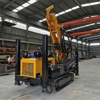 China DTH Hammer Blast Hole Drill Rigs Crawler Mounted Open Air Split Type for sale