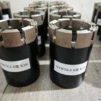 China AQ BQ NQ NQ2 HQ HQ3 HQTT PQ Impregnated Diamond Core Drill Bit for sale
