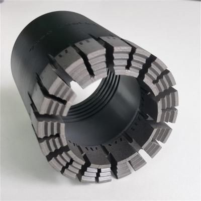 China Durable Impregnated Diamond Core Bits Bq Nq Hq Pq Turbo Waterway for sale