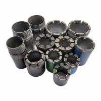 China Mining Exploration Wireline Drilling AQ BQ NQ HQ PQ Impregnated Diamond Core Bits Geological Drill Bit for sale