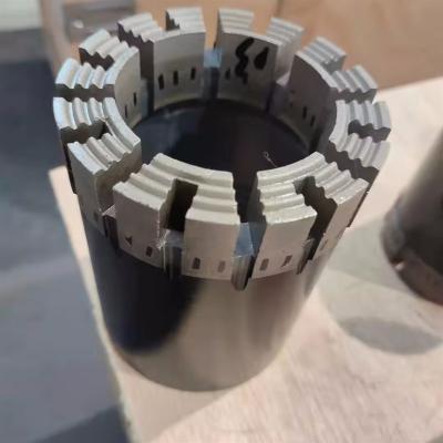 China Bq Nq, Hq Turbo Type Hard Rock Mining Impregnated Diamond Core Drill Bits for sale