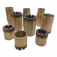 China AQ BQ NQ HQ PQ Impregnated Diamond Core Bits For Exploration Wireline Drilling for sale