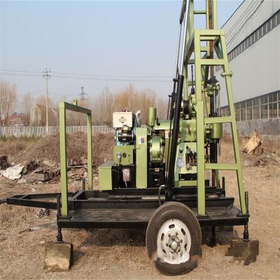 China XYX-200 Wheel Hydraulic Core Drilling Machine Trailer Type 200m Engineering Exploration Surface Rock and Soil Sampling for sale