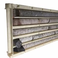 China Diamond Core Drilling Plastic Core Tray Box for Bq Nq Hq Pq Core Sample for sale