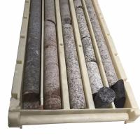 China Closing Core Tray Plastic Core Box with Caps for Rock Samples for sale
