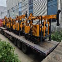 China JDL-350 Rotary Wireline Mineral Exploration Drilling Rig Crawler Mounted Top Drive for sale
