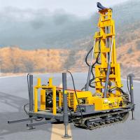 China JDL-350 Rotary Wireline Mineral Exploration Drilling Rig Crawler Mounted Top Drive for sale