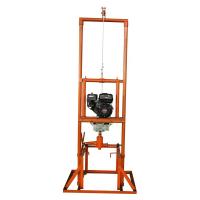 China Factory 80m Gasoline Diesel Easy to Operate Water Well Drilling Rig for sale