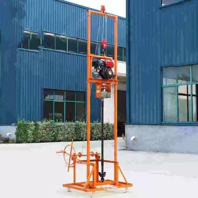 China 80m Gasoline Diesel Multipurpose Farm Water Well Drilling Rig for sale