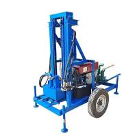 China Small Diesel Water Well Drilling Rig Hydraulic 100m 150m 200m Water Well Drilling Machine for sale
