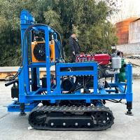 China 22HP Diesel Engine 150m Wheel Drilling Rig Mine Drilling Rig Water Drilling Rig for Well for sale