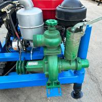 China 120m Depth 22HP Diesel Small Portable Borehole Water Wells Drilling Rigs for sale
