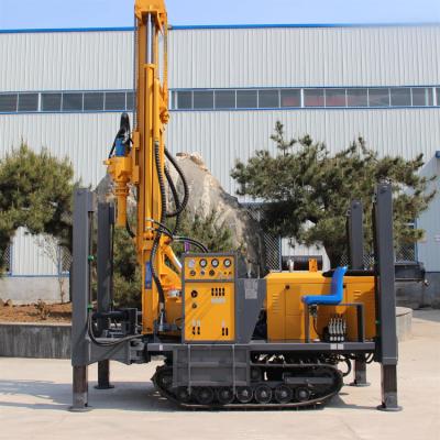 China 6.6m Tower Steel Crawler Water Well Drilling Rig 280 300 350m for sale