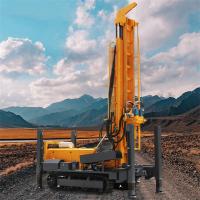 China 260meter Depth Diesel Portable Water Well Drill Rig Machine Hard Rock Drilling Rig for Deep Wells for sale