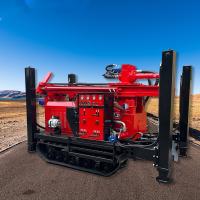 China Crawler Water Well Drilling Rig with Drilling Depth 200m、300m、500m and Diesel Engine for sale