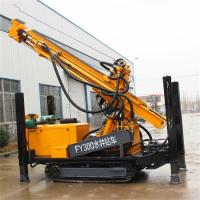 China Crawler Water Well Drilling Rig Steel Reinforced Tracks 350m 380m With Root Pipes for sale