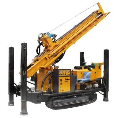 China Crawler Water Well Drilling Rig Steel Reinforced Tracks 350m 380m With Root Pipes for sale