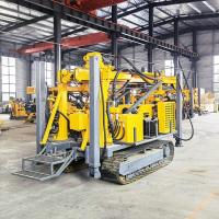 China Crawler Water Well Drill Rig Hydraulic Rotary Bore Hole Portable Diesel Water Well Drilling Rig Machine for sale