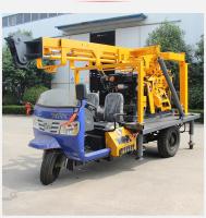 China Rural Tricycle 200M Deep Water Well Drilling Rig Hydraulic Car Mounted for sale