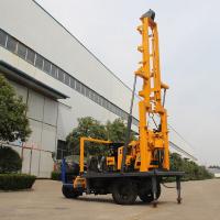 China Rural Tricycle 200M Deep Water Well Drilling Rig Hydraulic Car Mounted for sale