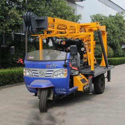 China Agricultural Deep Water Well Hydraulic Drilling Rig 3 Wheeled Vehicle Mounted for sale