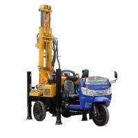 China Household Three Wheeled Mobile Drilling Equipment 200 Meter for sale