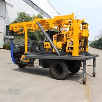 China Complete Hydraulic Water Well Drilling Rig Vehicle Mounted 200 Meter for sale