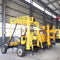 China Deep Hydraulic Borehole Water Well Drilling Rig Movable 200m for sale