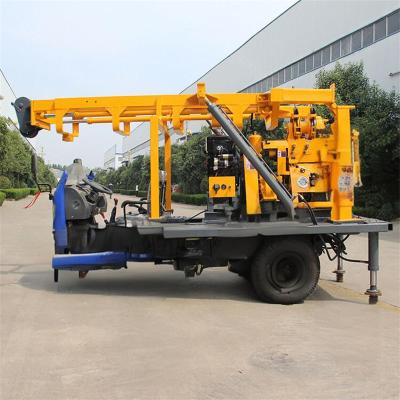 China Complete Hydraulic Water Well Drilling Rig Vehicle Mounted 200 Meter for sale