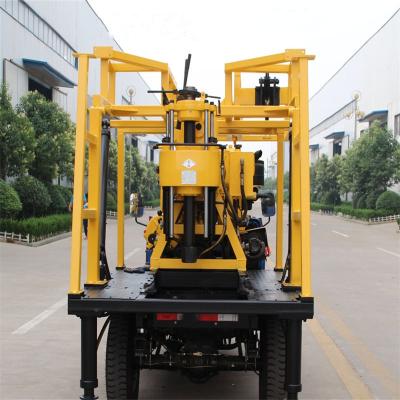 China Household Three Wheeled Mobile Drilling Equipment 200 Meter for sale
