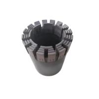 China Bq Nq, Hq Turbo Type Hard Rock Mining Impregnated Diamond Core Drill Bits for sale