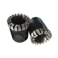 China Bq Nq, Hq Turbo Type Hard Rock Mining Impregnated Diamond Core Drill Bits for sale