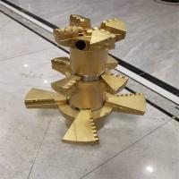 China Steel PDC Drill Bit Three-Wing Concave Coreless Button Bit for Coal Mining and Well Drilling for sale