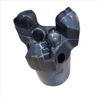 China Steel PDC Drill Bit Three-Wing Concave Coreless Button Bit for Coal Mining and Well Drilling for sale