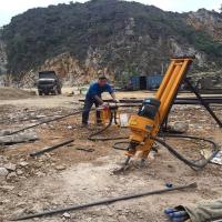 China 120 Type Down The Hole Drilling Rig Slope Support Small Lightweight Bracket Drilling Fast for sale