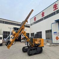 China Rock Drilling Pneumatic DTH Drilling Rig Dia 100-150mm Drill Hole with AC Motor for sale