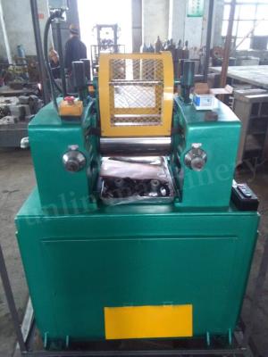 China XK-160 Lab Open Rubber Mixing Mill 380V with Safety Brake for sale