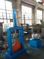 China Vertical Hydraulic Single Knife Rubber Bale Cutter / Industrial Rubber Cutting Machine XQL-80 for sale