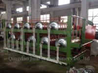 China High Efficiency Roller Type Rubber Sheet Cooling Machine / Batch Off Cooling Line for sale