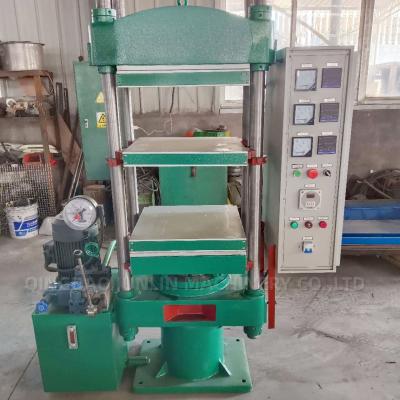 China 80T Column Type Vulcanizing Press With PLC Control System for sale