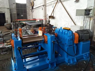 China 10 Inch XK-250 Natural Rubber Low Noise Rubber Two Roll Mixing Mill for sale