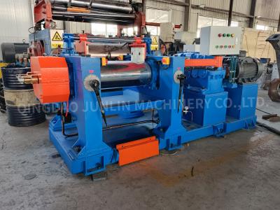 China High Precision Two Roll Rubber Machine XK-300 Open Mixing Mill for sale