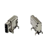 China LCP UL94V-0 Mini Female USB Type C Connectors Jack PCB DIP SMT 24P 5A for sale