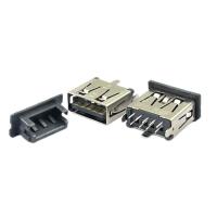 China 9Pin 3.0 USB Female Socket Connectors PCB DIP 180-Degree With Spring for sale