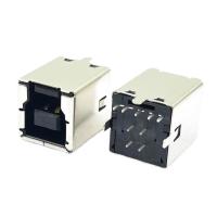 China USB3.0 Type B Female PCB USB DIP Connector Socket Black HF 180 Degrees T Shape for sale