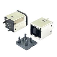 China USB USB 3.0 Connector USB B Type Straight, DIP Female Socket 9Pin with Cap for sale