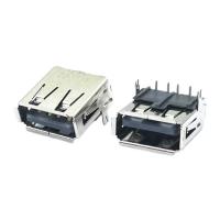 China 1.5AMP USB Receptacle Connector Micro USB Female Socket RVS 4Pins USB2.0 A for sale