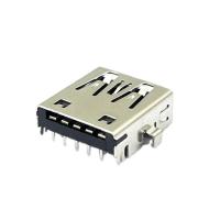 China PA9T Black Female STD 9 Pins USB Socket Connector USB3.1 A 1.8 AMP for sale